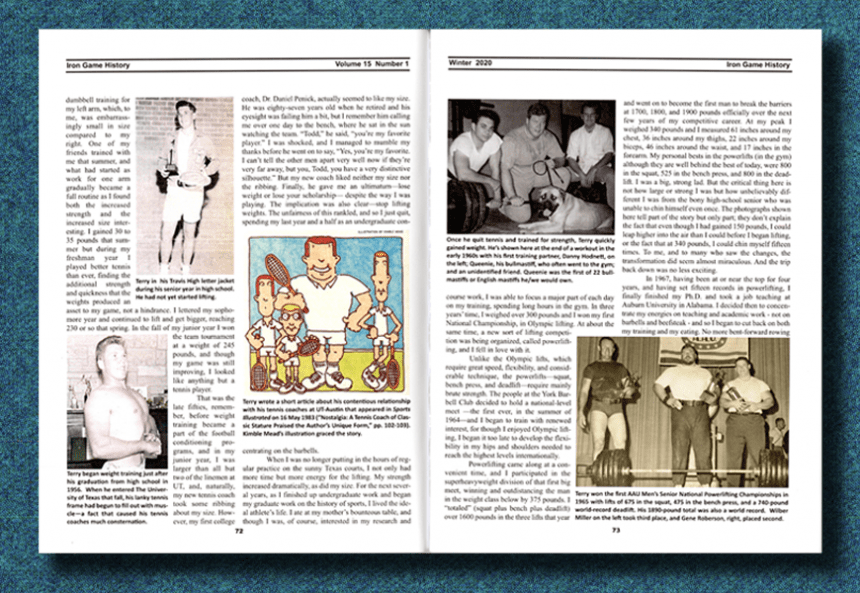 The Terry Todd “Special Issue” of Iron Game History